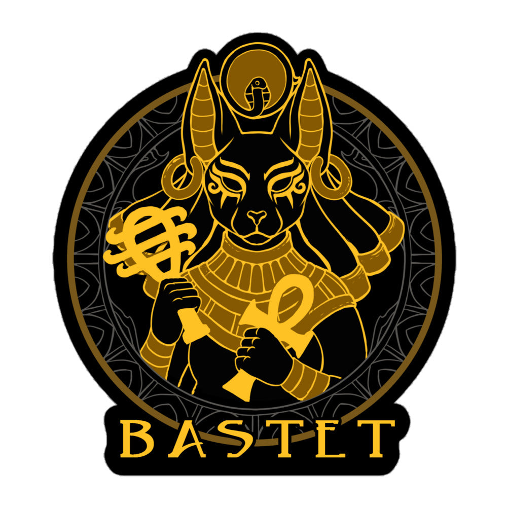 Bastet Sticker – SixthLeafClover Studios