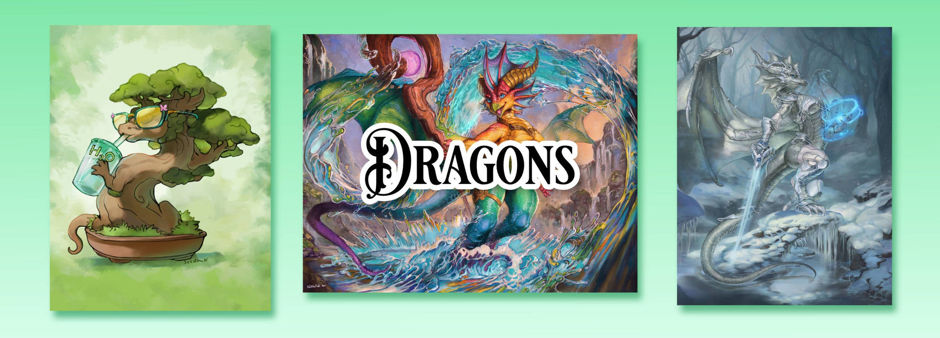 Fantasy Dragon Artworks by SixthLeafClover – SixthLeafClover Studios