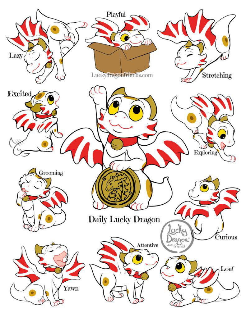 Daily Lucky Dragon – SixthLeafClover Studios