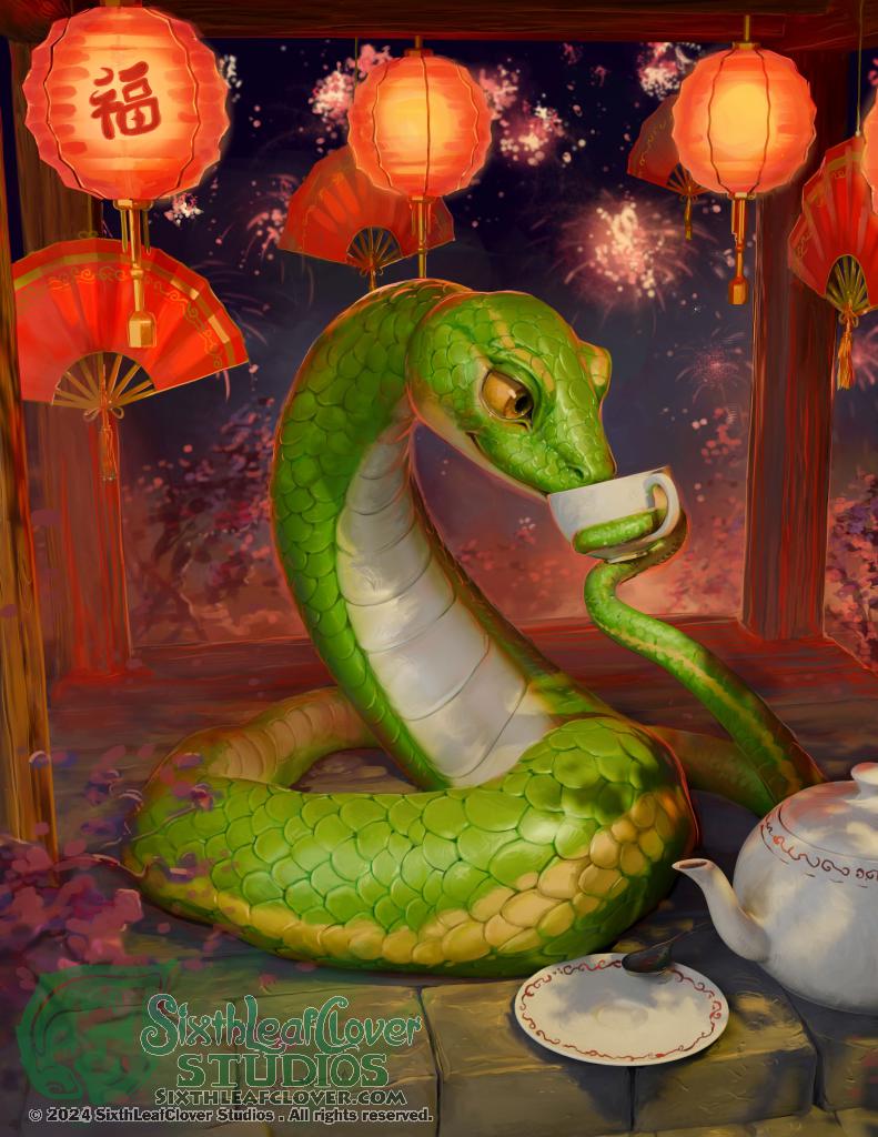 Year of the Snake 2025 [Digital] – SixthLeafClover Studios