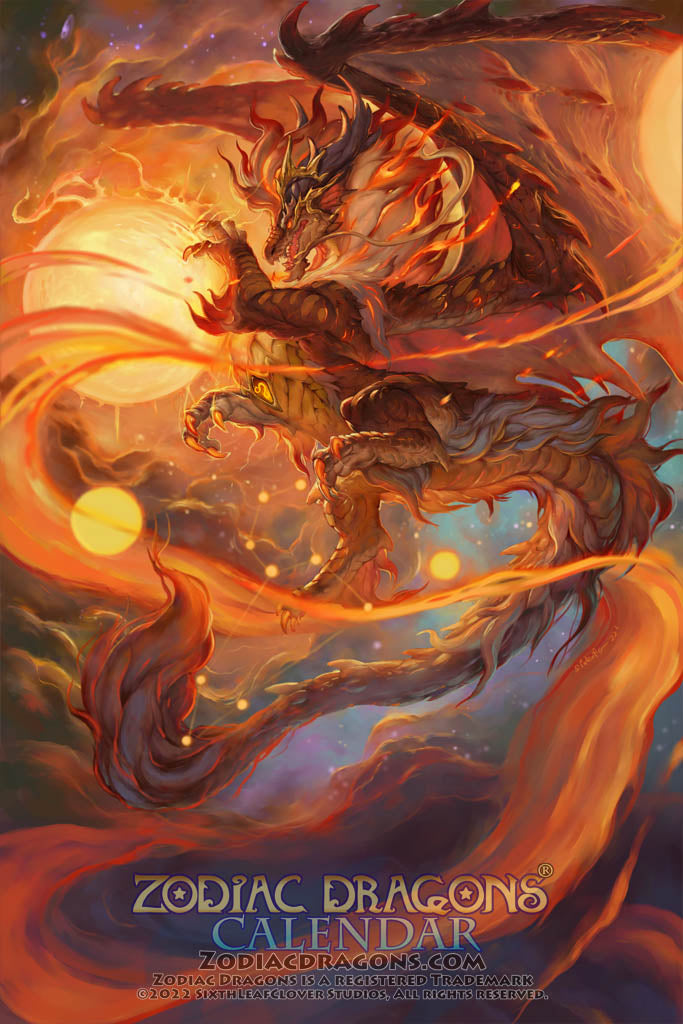2023 Zodiac Dragon Leo [Digital] – SixthLeafClover Studios