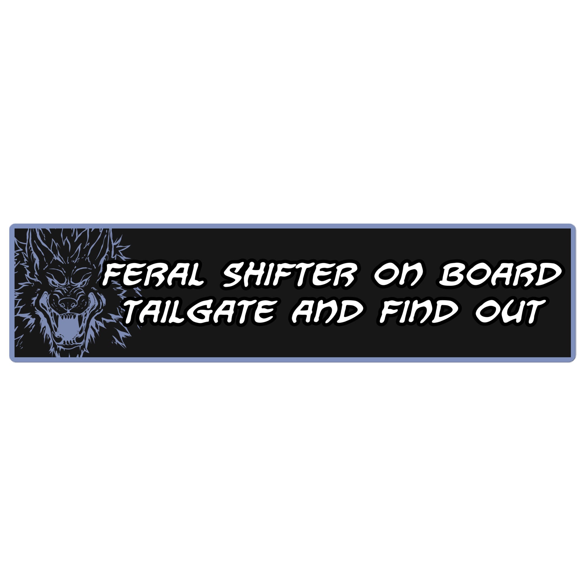 Werewolf Shift sticker – SixthLeafClover Studios