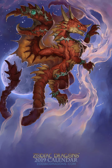 Fire Dragon Soul, an Art by SixthLeafClover – SixthLeafClover Studios