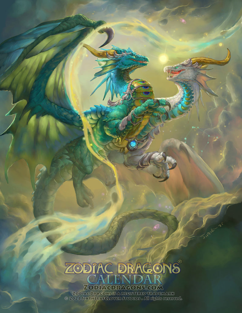 2022 Zodiac Dragon Gemini – SixthLeafClover Studios